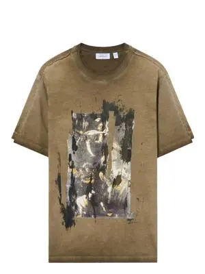 Off-White Inked Mercy Overlap T-shirt - Cloud Nutria