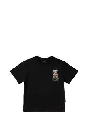 BARROW Crewneck Printed Top - Black