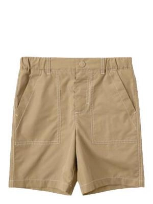 Moncler Elastic Waist Poplin Shorts - No