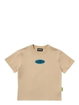 BARROW Barrow Crewneck Short Sleeve Top With Logo Detail