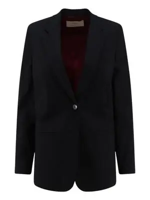 ALYSI Single-breasted Blazer - Nero