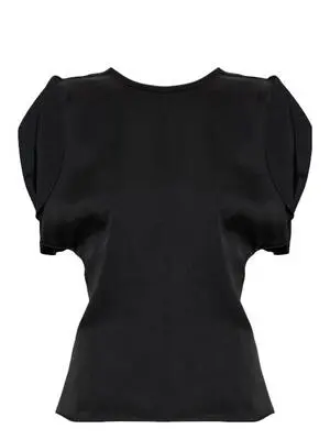 VICTORIA BECKHAM Sleeveless Satin Top