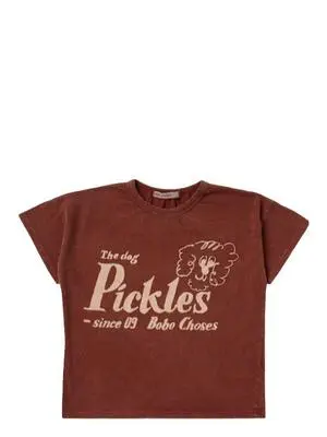 BOBO CHOSES Crewneck Printed Top - No