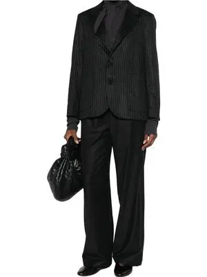 Barena Venezia Pinstripe Notchedlapel Blazer - Grey