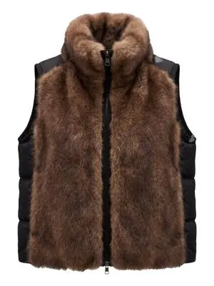 Moncler Sleeveless Padded Jacket - Black