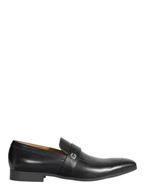 Gucci Loafer With Double G - Black