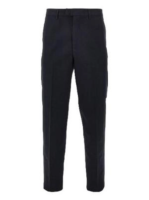 Emporio Armani Casual Trousers With Belt Loops - Black