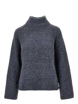 EMPORIO ARMANI Turtleneck Sweater In Stockinette Stitch