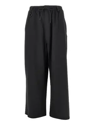 Y3 Straight Leg Wool-blend Pant - Black