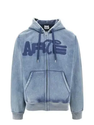 ARTE Tencil Unfade Full-zip Hoodie - Blue