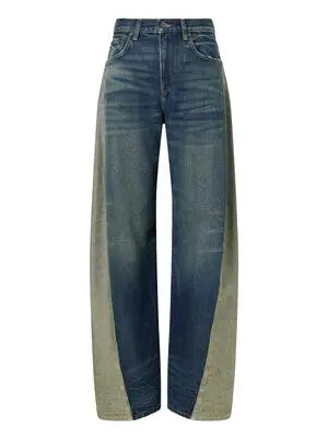 HAIKURE HAIKURE Clyde Double Vintage Mid-Rise Wide-Leg Jeans Blue