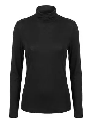 PUROTATTO Roll-neck Long-sleeve Sweater Black