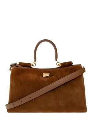 Dolce & Gabbana Top Handle Shoulder Bag - Brown