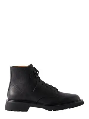 Legres 57 Leather Lace-up Ankle Boots - Black