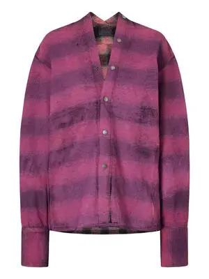 HAIKURE Shona Checked Cotton Shirt - Pink