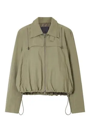 Tibi Shell Twill Jacket - Green