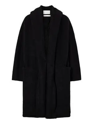 LAUREN MANOOGIAN Alpaca-blend Coat - Black