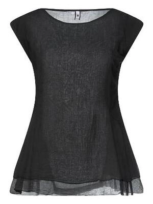 European Culture Cotton Elastane Top - Blue