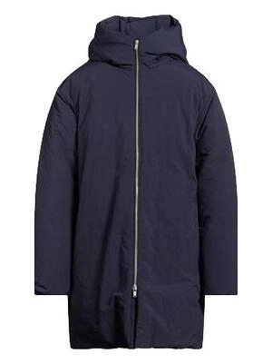 JIL SANDER Puffer Coat With Hood - Navy