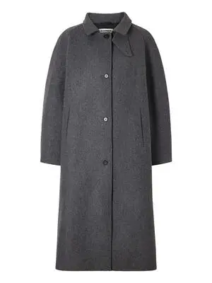 JIL SANDER Wool-blend Coat - Gray