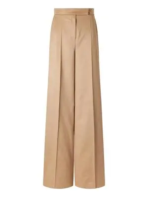 Max Mara Wool Wide-leg Pants - Brown