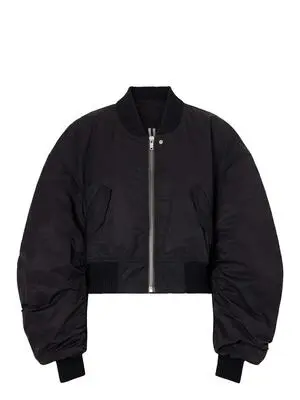 RICK OWENS Secchia Padded Cropped Cotton-blend Bomber Jacket