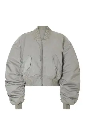 Rick Owens RICK OWENS "Secchia" Shell Cropped Jacket Gray