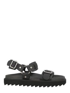 Acne Studios Leather Buckled Sandals - Black