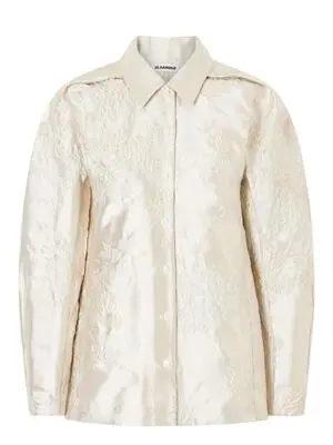 JIL SANDER Floral-jacquard Shirt