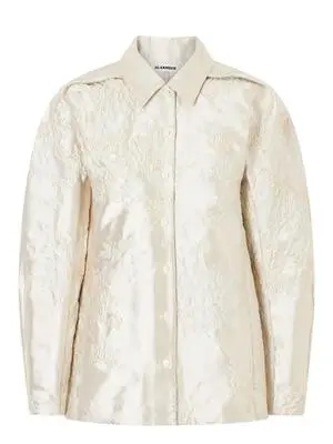 JIL SANDER JIL SANDER Floral Jacquard Button-Down Shirt