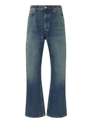BALENCIAGA Straight-Leg Distressed Jeans
