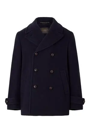 SLOWEAR Montedoro Wool-blend Peacoat - Blue