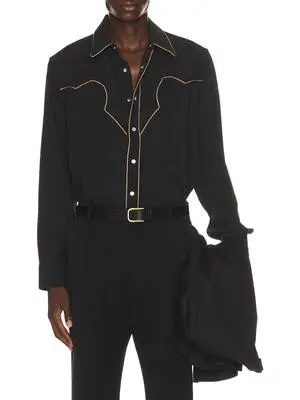 AMIRI Amiri Western Shirt In Black