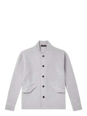 SLOWEAR Wool And Cashmere-Blend Knitted Bomber Jacket