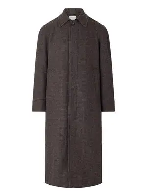 OLIVER SPENCER Lothian Houndstooth Tweed Coat