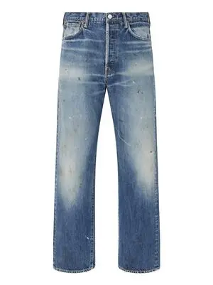 Visvim Social Sculpture 01 Wide-leg Jeans - Blue