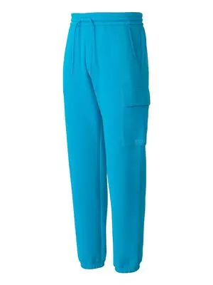 Mackage Marvin-rz Double Face Jersey Cargo Sweatpants - Aqua