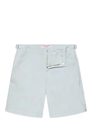 Orlebar Brown Garment-dyed Stretch Linen Tailored Shorts - Light Sky Pool