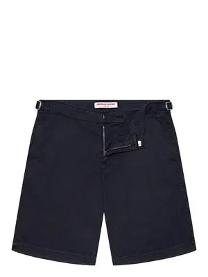 Orlebar Brown Garment Dyed Linen-blend Shorts - Blue