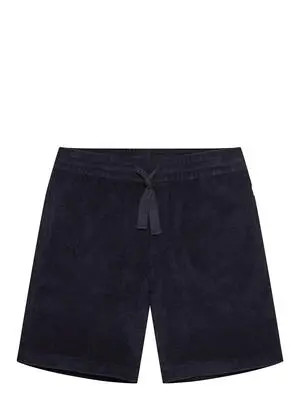 Orlebar Brown Classic Fit Towelling Pique Drawcord Sweat Shorts In Night Iris - Blue