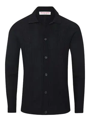 Orlebar Brown Mercerised Cotton Long-sleeve Shirt - Blue
