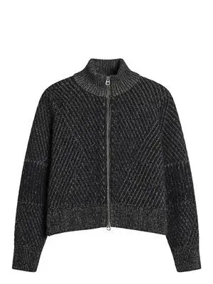 You Must Create Cropped Nova Knit - Charcoal