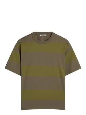 You Must Create Triple Wide Stripe T-shirt - Green Multi