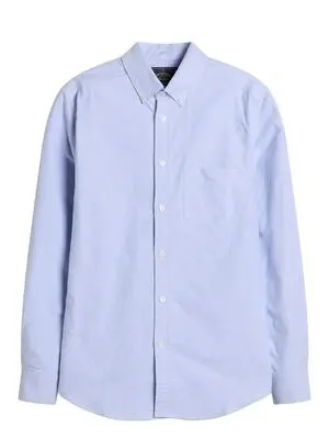 PORTUGUESE FLANNEL Brushed Button Down Oxford Shirt