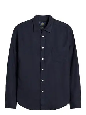 Portuguese Flannel Teca Flannel Shirt - Navy