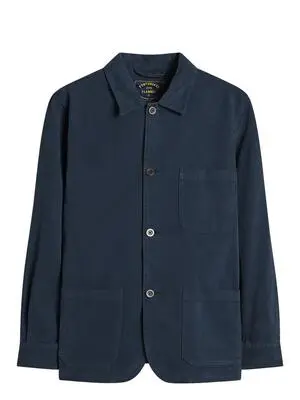 Portuguese Flannel Labura Chore Jacket - Navy