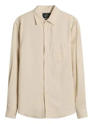Portuguese Flannel Teca Flannel Shirt - Ecru