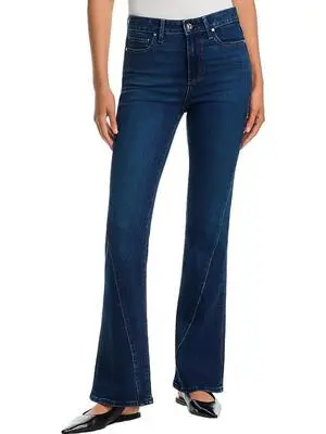 Paige Laurel Canyon High Rise Twisted Seam Jeans - Berlin