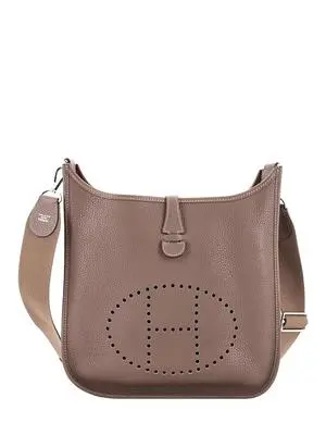 Hermès Gm Evelyne Bag Gen Iii Clemence Gray