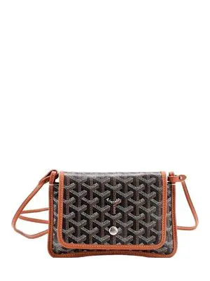 Goyard Plumet Clutch Wallet Coated Canvas Brown